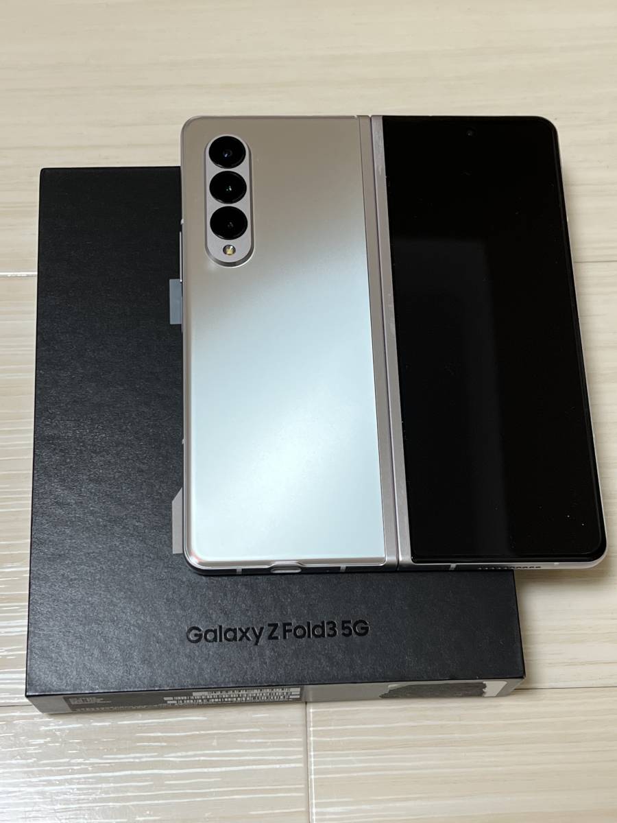 [中古美品]GALAXY Z Fold 3 5G 512G Phantom Silver [nano sim2枚]香港版 /【Buyee ...