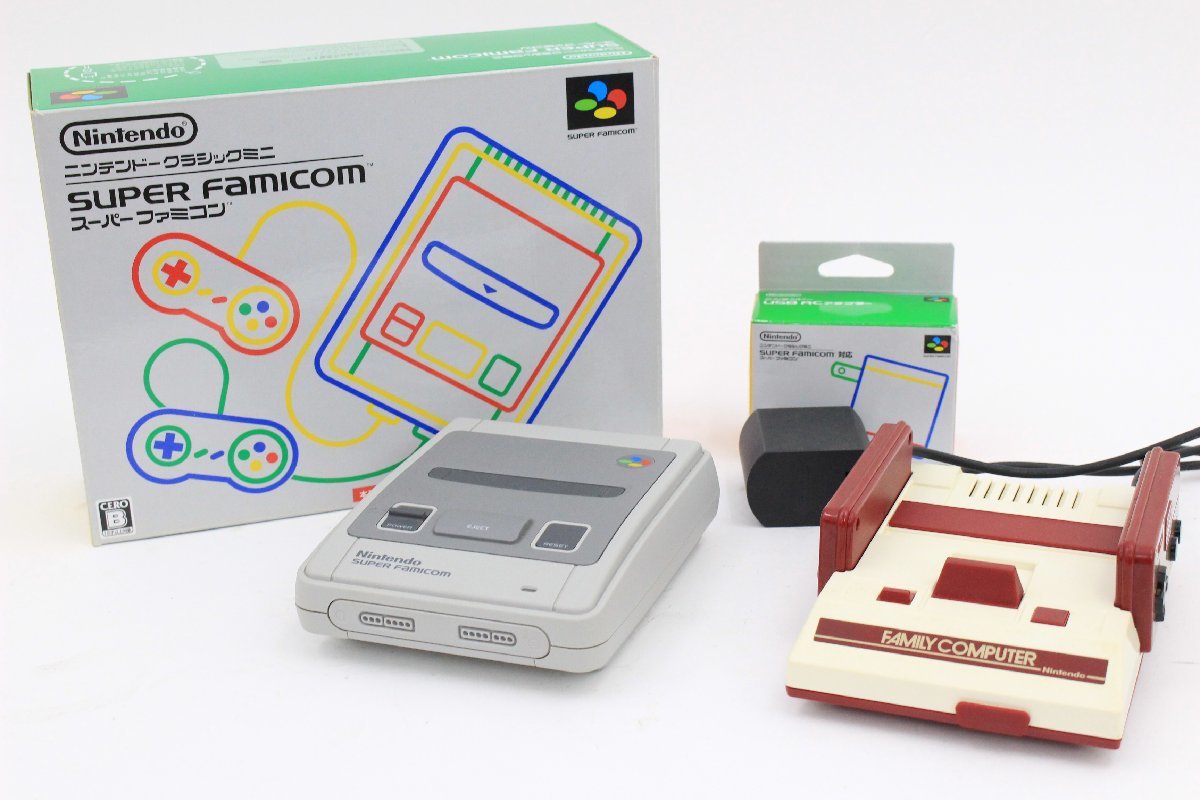 Nintendo ニンテンドークラシックミニ ファミコン＆ス―パーファミコン 2点セット A4385 /【Buyee】 Buyee ...