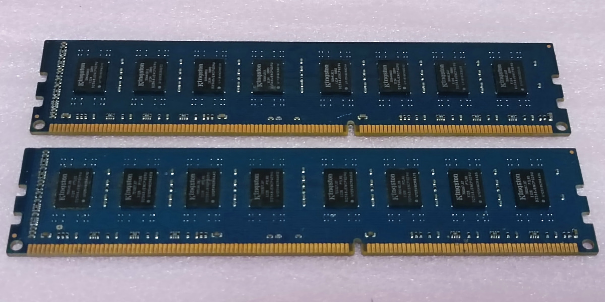 Kingston RBU1333D3U9D8G/4GE 2枚セット - PC3-10600U/DDR3-1333 240Pin DDR3 ...
