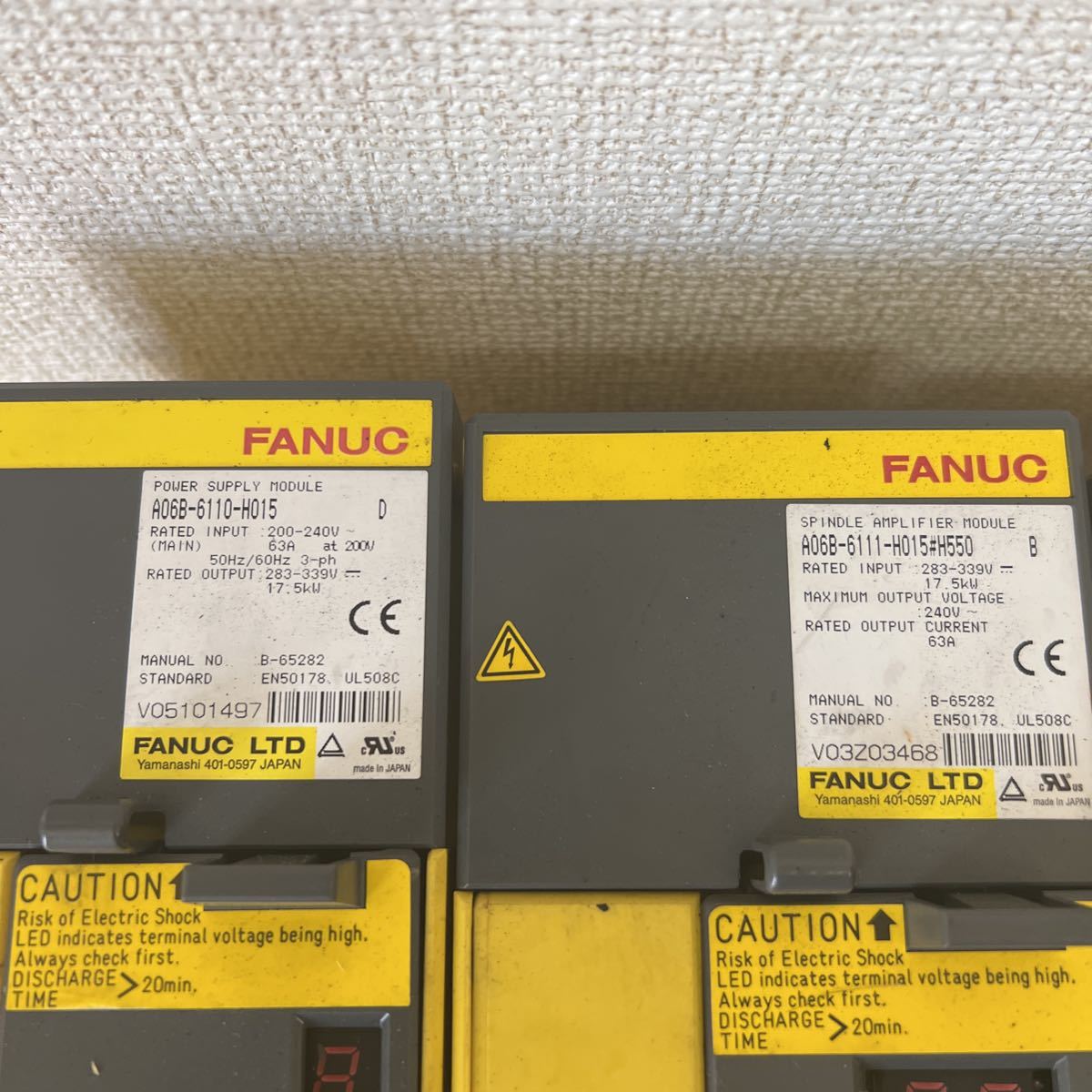 「未確認」「1セット」FANUC ファナック21i-MB Series A06B-6110-H015/A06B-6111-H015/A06B ...