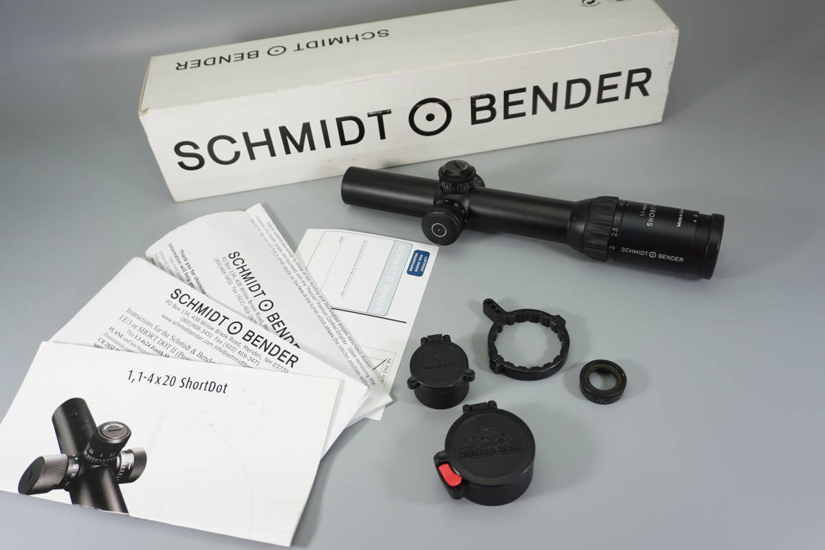 Schmidt & Bender SHORT DOT 1.1-4×20 LM CQB SHORT DOT (Trijicon Leupold ...