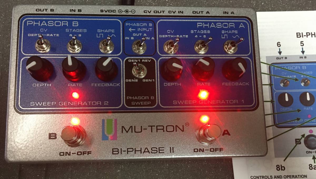 Mu-Tron Bi-Phase II ミュートロン バイフェイズ 2 MuTron BiPhase II Made in the US フェ ...