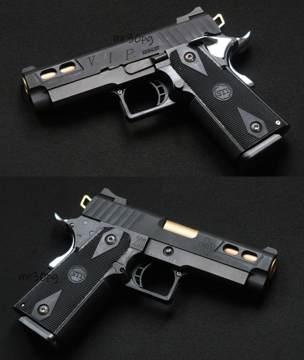 少量生産限定！美品 KSC製 STI VIP 3.9 EXHAUSTイグゾースト スライドHW SYSTEM7 GBBガスブローバック！実物2011ワンピースグリップ採用！ /【Buyee ...