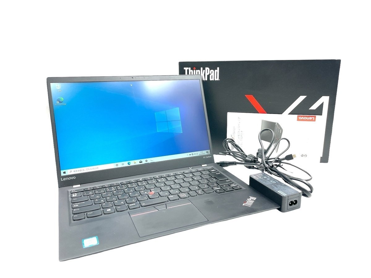 美品 Lenovo ThinkPad X1 Carbon Type20HR CT01WW Core i7-7500U/メモリ: 16GB/SSD500GB Windows 10 Home ...