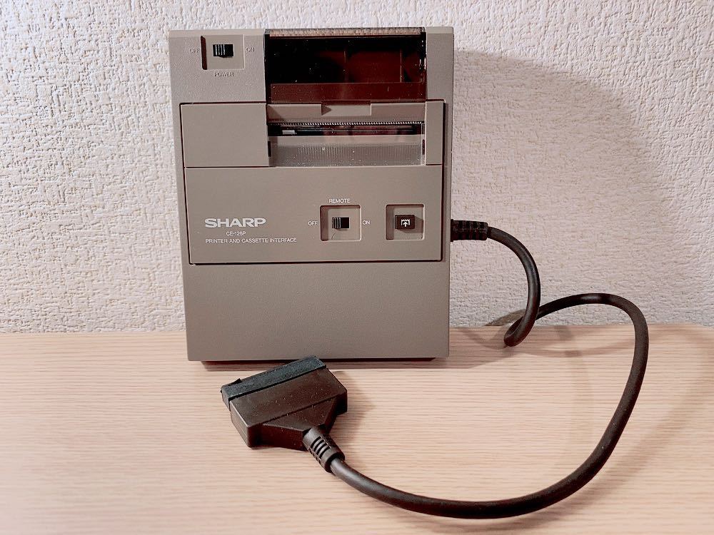** SHARP CE-126P PRINTER AND CASSETTE INTERFACE ポケコン ポケットコンピュータ プリンタ カセット /【Buyee】 Buyee ...