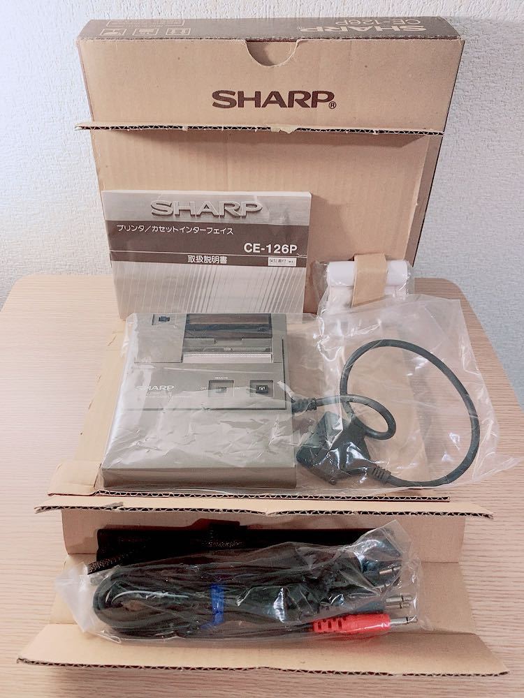 ** SHARP CE-126P PRINTER AND CASSETTE INTERFACE ポケコン ポケットコンピュータ プリンタ カセット /【Buyee】 Buyee ...