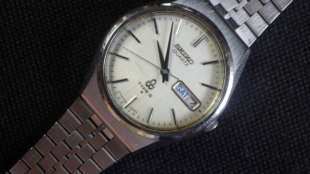 SEIKO セイコー【TYPE II】タイプ2シルバー文字盤 メンズ クオーツ腕時計 動作品 /【Buyee】 "Buyee" 提供一站式最全面最專業現地Yahoo! JAPAN拍賣代bid代 ...