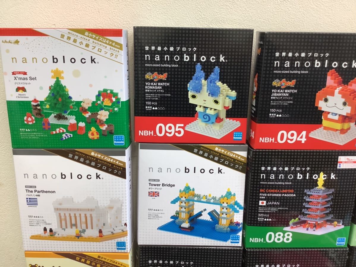 NM217後100 nanoblock ナノブロック まとめ リラックマ 東京スカイツリー ポケモン 妖怪ウォッチ 東京タワー 五重塔 タワー ...