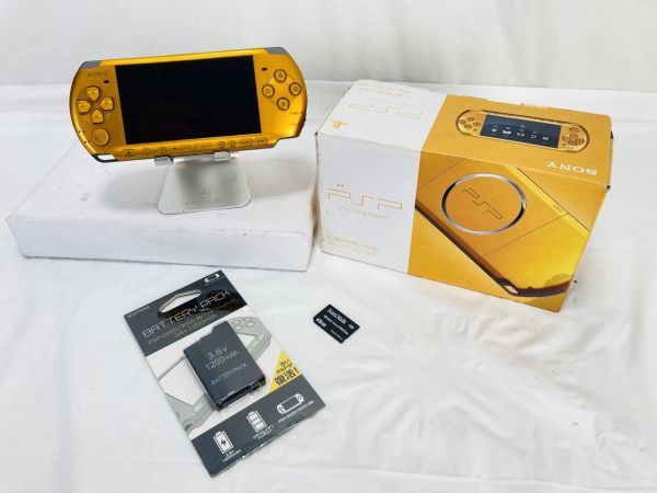 初期化済 美品 SONY ソニー PSP 本体 ブライト イエロー PlayStation 新品 バッテリー 付属 PSP-3000BY II-220704039 /【Buyee ...