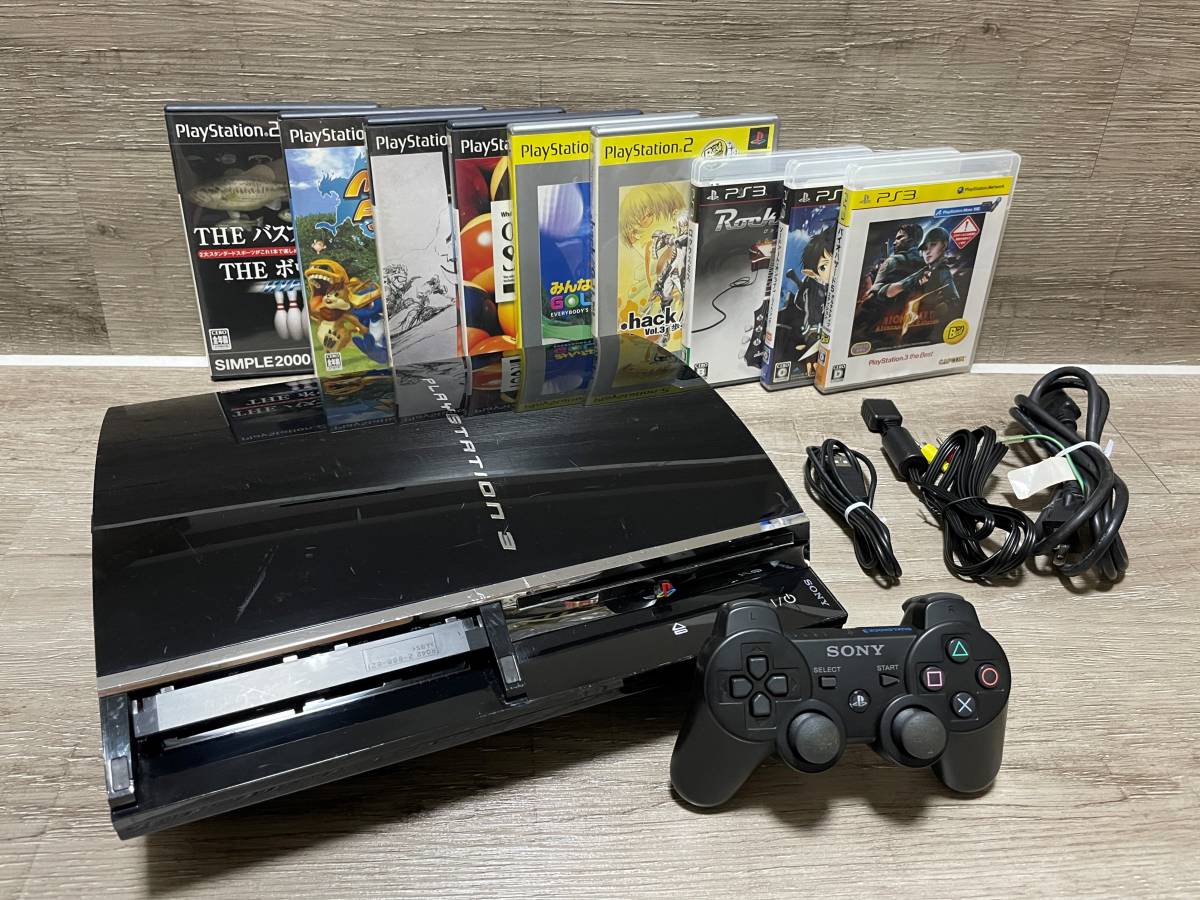 PS3 ☆ プレイステーション3 CECHA00 60GB 動作品 状態良好 バイオハザード ガンダム グラセフ プレステ3 PlayStation3 SONY 6489 /【Buyee ...
