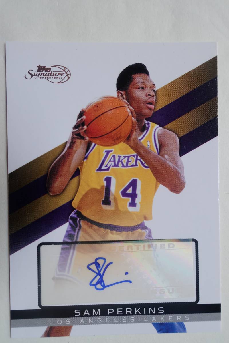 Sam Perkins 2008-09 Topps Signature Autographs #0623/1189 /【Buyee ...