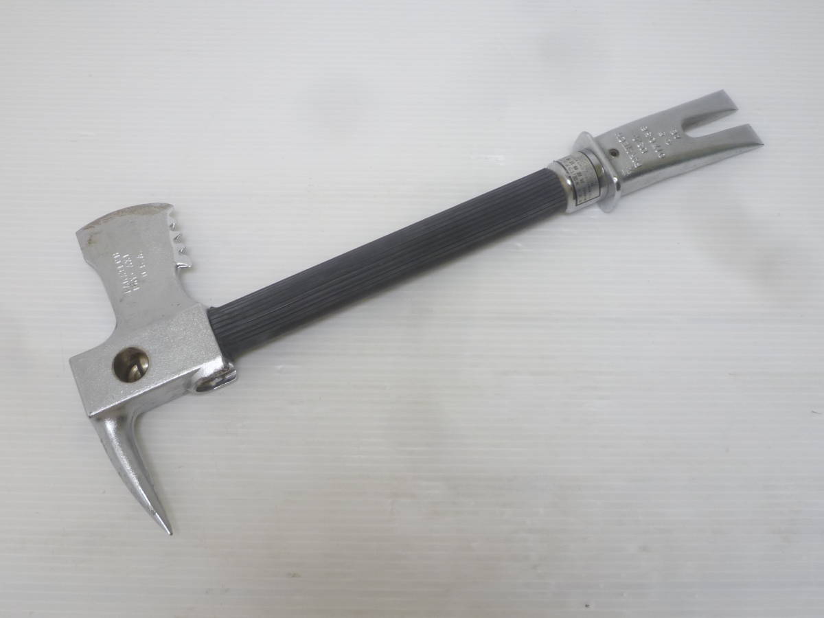 ∞ PARATECH PRY-AXE 釜 解体器具(災害・消防・救助用)とび口 バール USA製 現状品 / 米国パラテック社 鳶口 ...