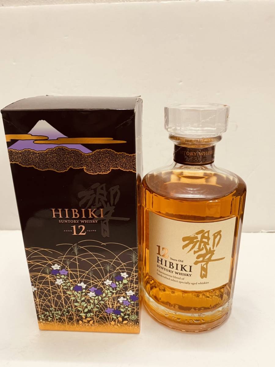 【OP4496】1円スタート! 響 HIBIKI SUNTORY WHISKY AGED12YEARS サントリーウィスキー 響12年 500ml 43% 未開栓 ジャパニーズウィスキー ...