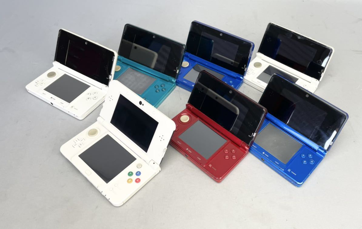 Nintendo 3DS 7台 new まとめ CTR-001 KTR-001 NEW ニンテンドー 任天堂 本体のみ R4717K2 ...