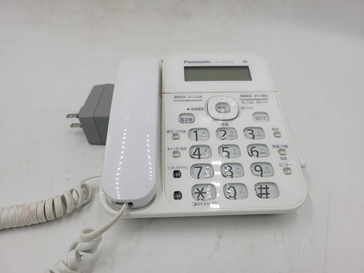 Panasonic/パナソニック VE-GD31-W コードレス 電話機 本体 子機 デジタル コードレス /【Buyee】 Buyee ...