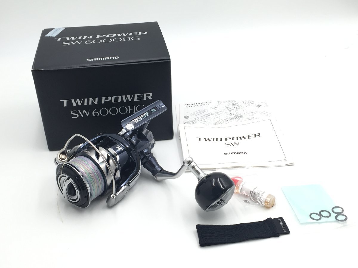 SHIMANO シマノ 21 TWIN POWER ツインパワー SW6000HG スピニングリール ショアジギング オフショアキャスティング フィッシング 7148su /【Buyee ...