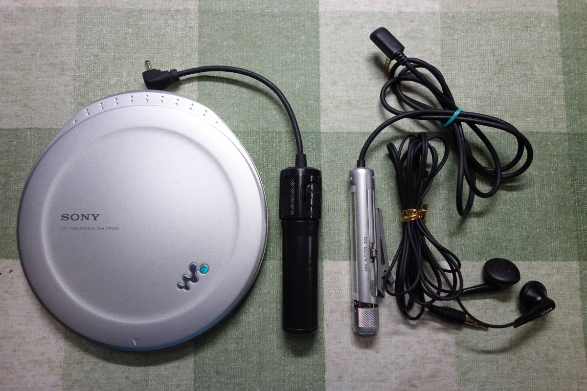 再生しました 薄型マグネシウムボディ D-EJ2000 ポータブルCDプレーヤー CDウォークマン (SONY ソニー) ディスクマン Discman walkman /【Buyee ...