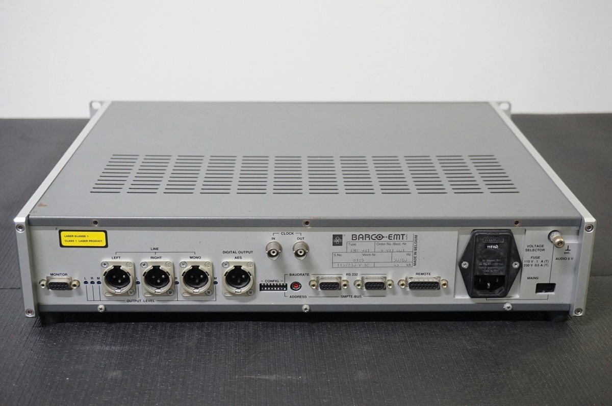 [SK] BARCO EMT バルコ EMT 981 CDプレーヤー 115V仕様 メンテナンス歴有り XXBA-16114 /【Buyee ...