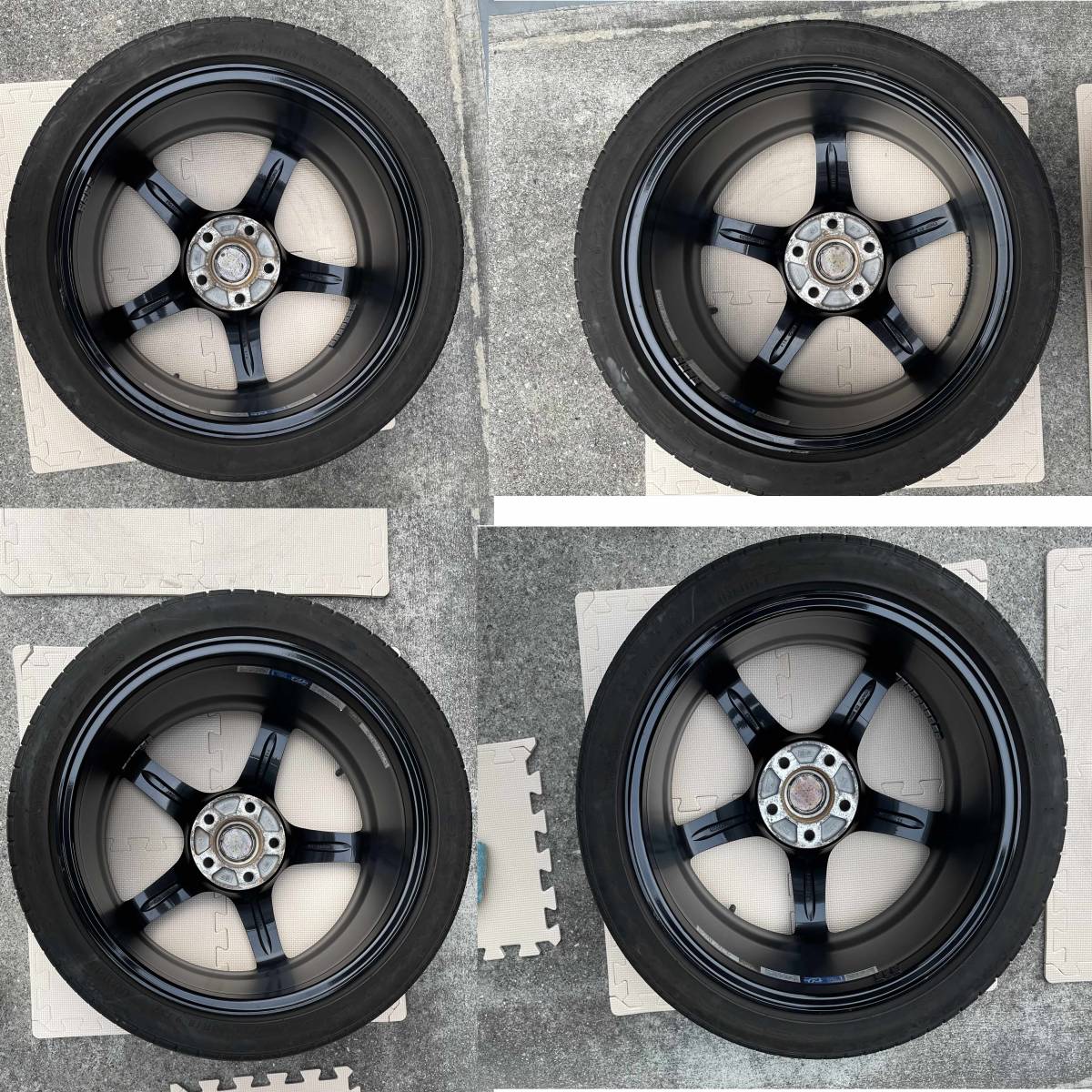RAYS グラムライツ 57CR 18インチ PCD114.3 8.5J +50 SPORTMAXX 245/40R18 WRX STI ...