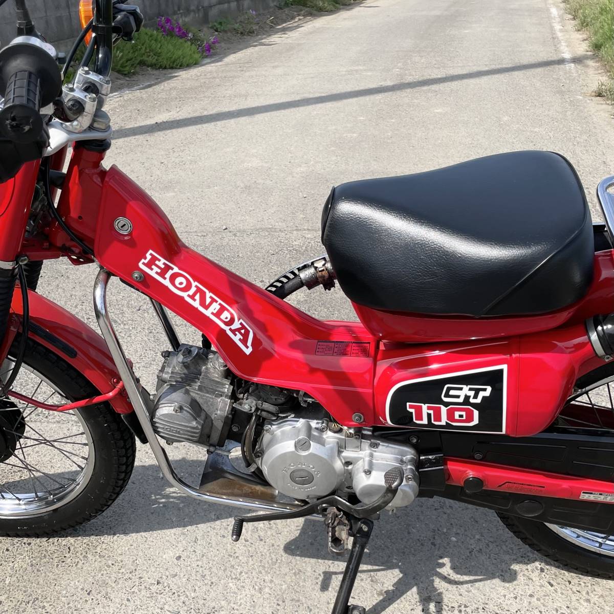 CT110 ハンターカブ 実動 書類付き JD01 副変速機付き 絶版 美車 ホンダ 検) CT MD CD RV TDR XL NSR TZR DT CB TS クロスカブ リトルカブ ...