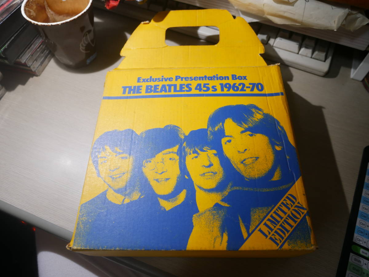 ザ・ビートルズ,EXCLUSIVE PRESENTATION BOX/THE BEATLES 45S 1962-70(UK LIMITED EDITION 23×7” EP YELLOW ...
