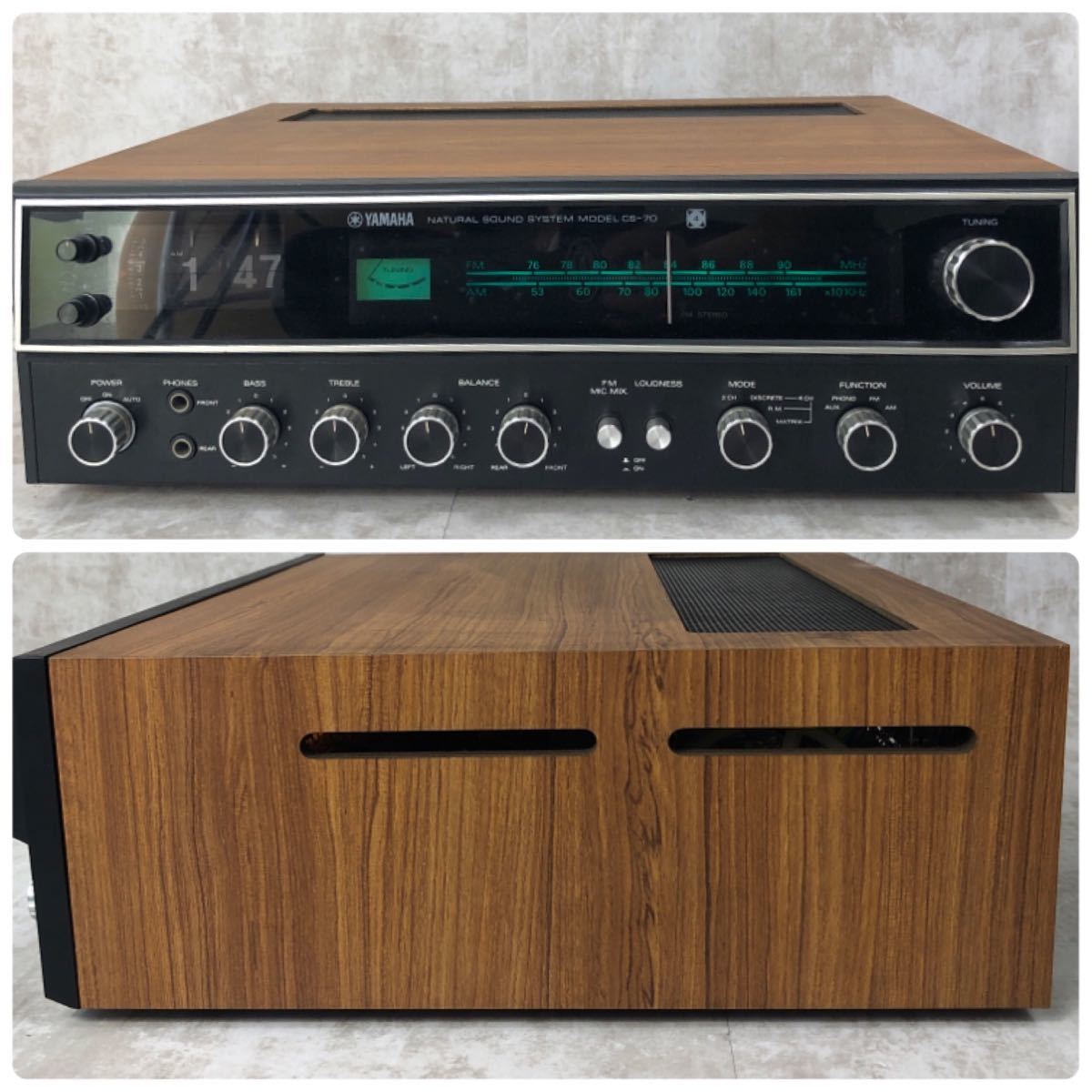 【ビンテージ希少品】YAMAHA ヤマハ レコードプレーヤー ターンテーブル CS-70P プリメインアンプ オーディオレシーバー CS-70 /【Buyee】 "Buyee ...