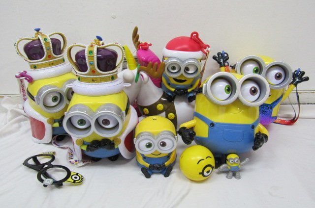 a3985 美品 ミニオンポップコーンバケツ ボブ 可愛い グッズ ユニバーサルスタジオジャパン 全8点 ユニコーン フラッフィーなど ...