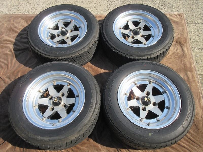 当時物！ロンシャンXR-4 14インチ 7J +6 Bタイプ PCD114.3 4H 4本 スピードスター 鈴鹿産業 検 ...