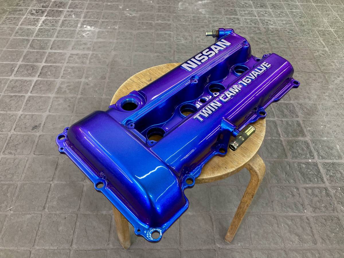 PS13 RPS13 シルビア 180SX SR20 DET ヘッドカバー タペットカバー 偏光塗装 マジョーラ パラディ /【Buyee ...