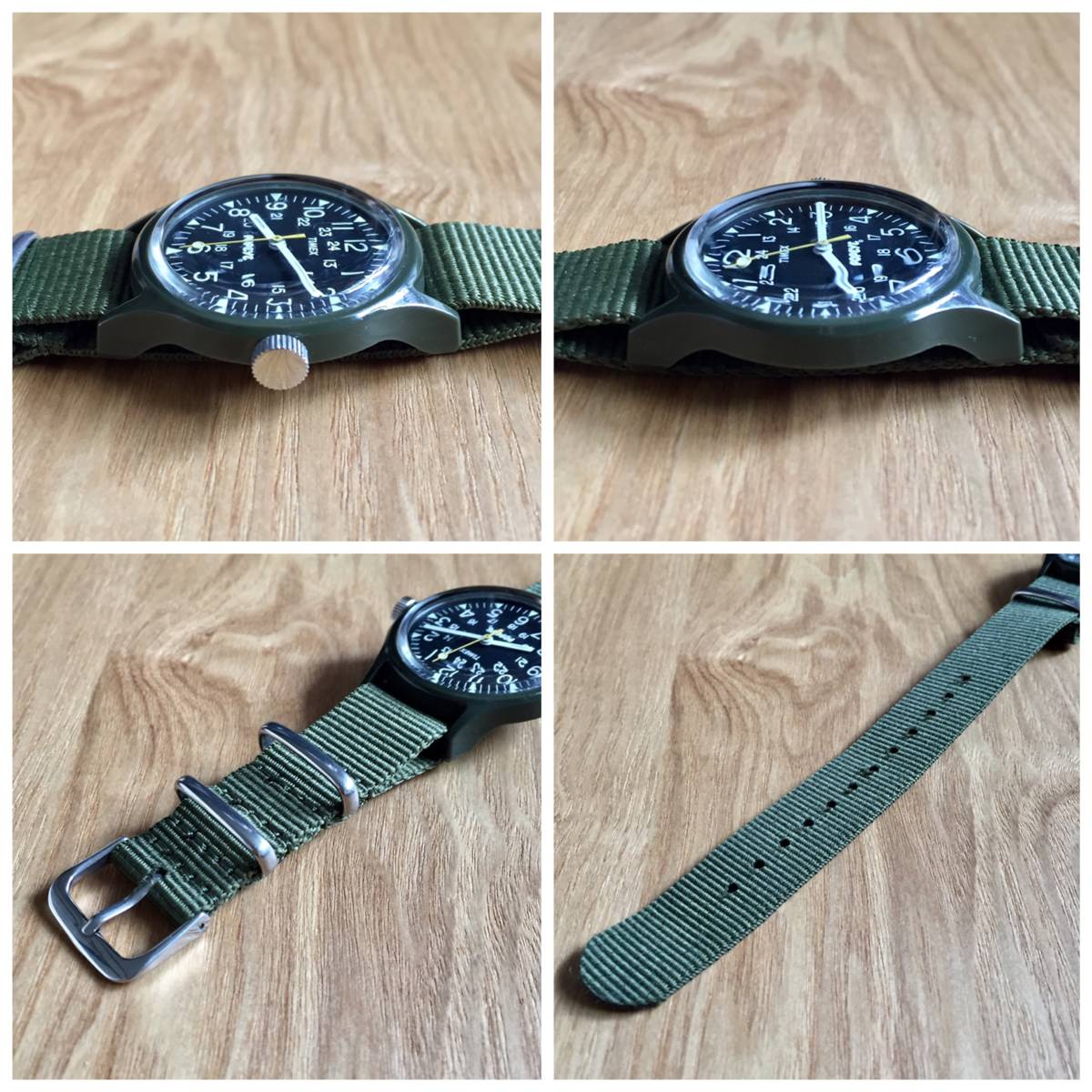 美品 TIMEX Camper POPEYE Military Watch タイメックス ポパイ別注 キャンパー ミリタリーウォッチ 腕時計 ...