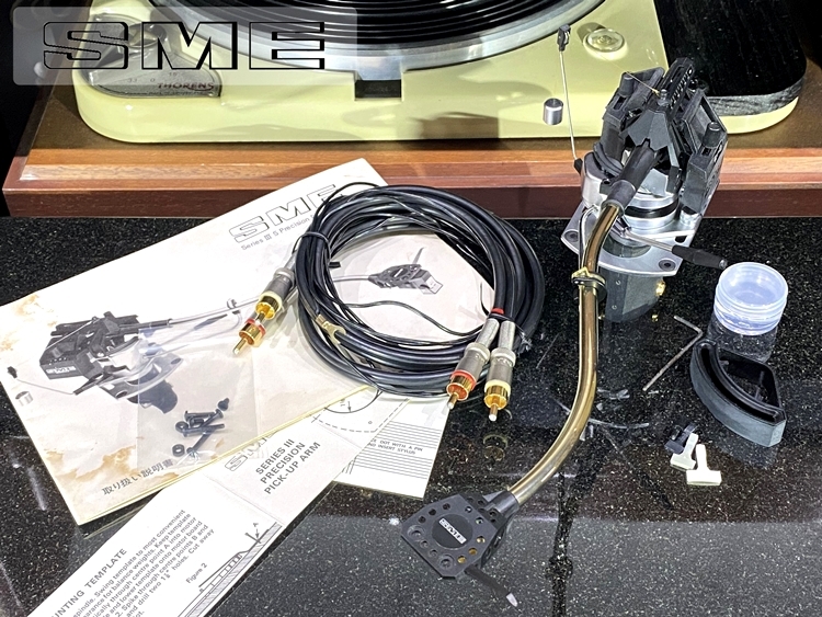 SME model 3009 series IIIS トーンアーム 純正ケーブル/FD200等付属 リフターオイル補充済み Audio ...