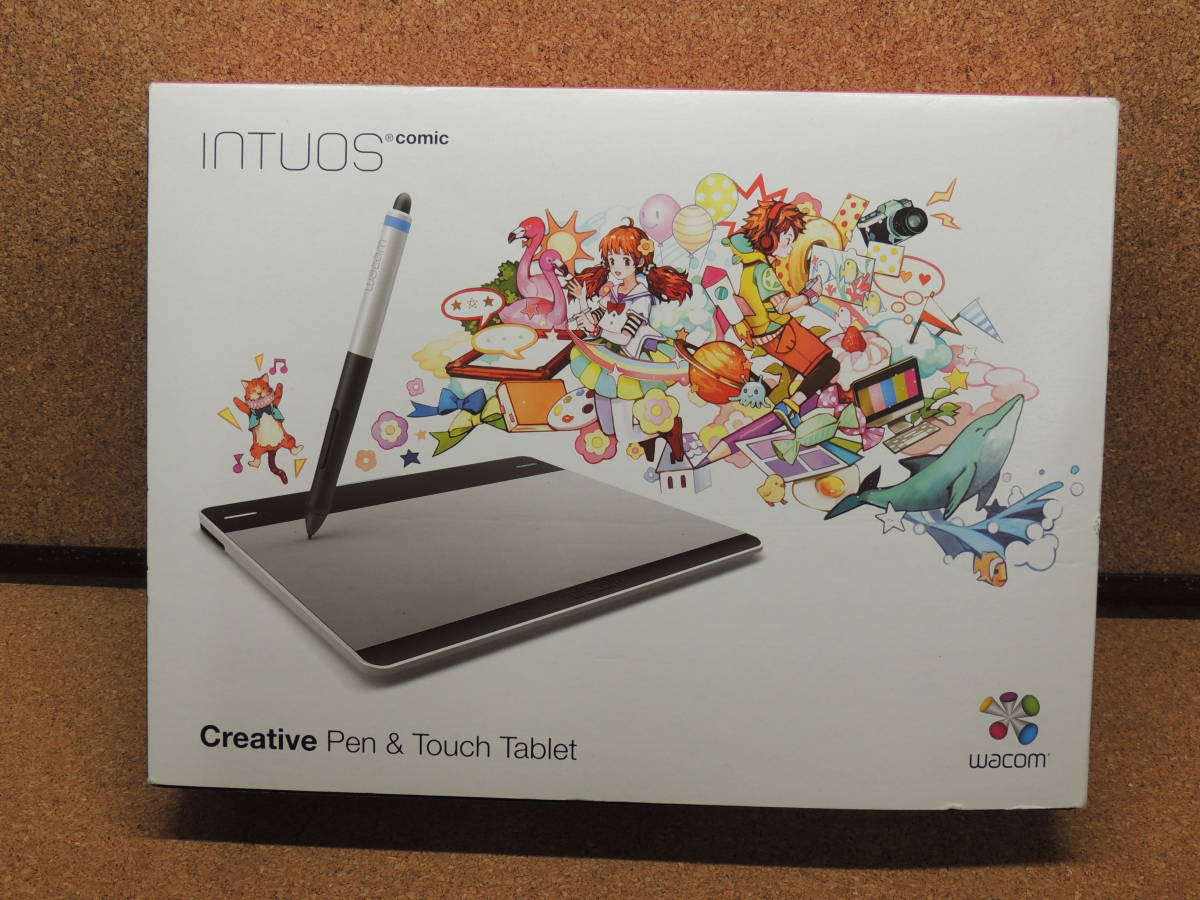 Wacom ワコム Intuos pen & touch small ペンタブレット CTH-480 CTH-480/S ペン ケーブル付 ...