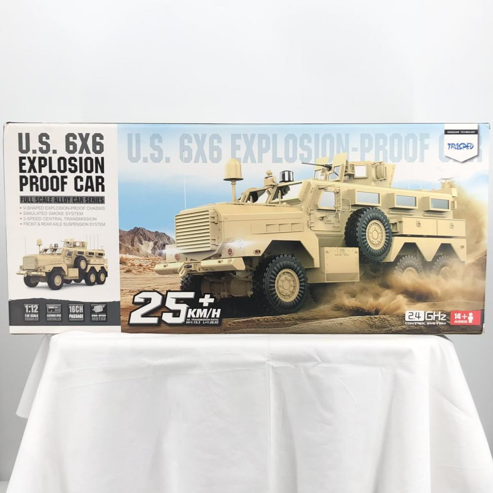 【中古】開封 TRASPED 6x6 Explosion-Proof Car 1/12 RC MRAP COUGAR クーガー HG-602 デザートイエロー ラジコン /【Buyee ...