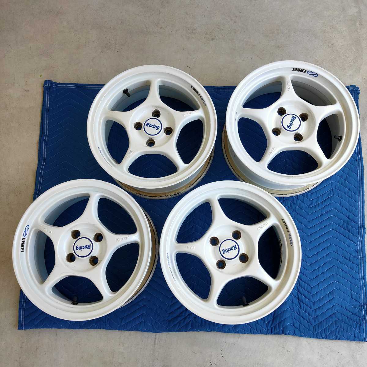 ENKEI Racing RP-01 15inch 7J+35 PCD100 4H 4本 エンケイ 15インチ 7J 7.0J 4穴 コンパクトカー 軽自動車 エンケイレーシング アルミ ...