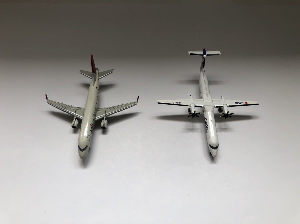 1/400 JAL旅客機コレクション 23号 28号 J-AIR エンブラエル E170 JA211J JAC DHC8-Q400 JA841C 2機セット 中古品 /【Buyee ...