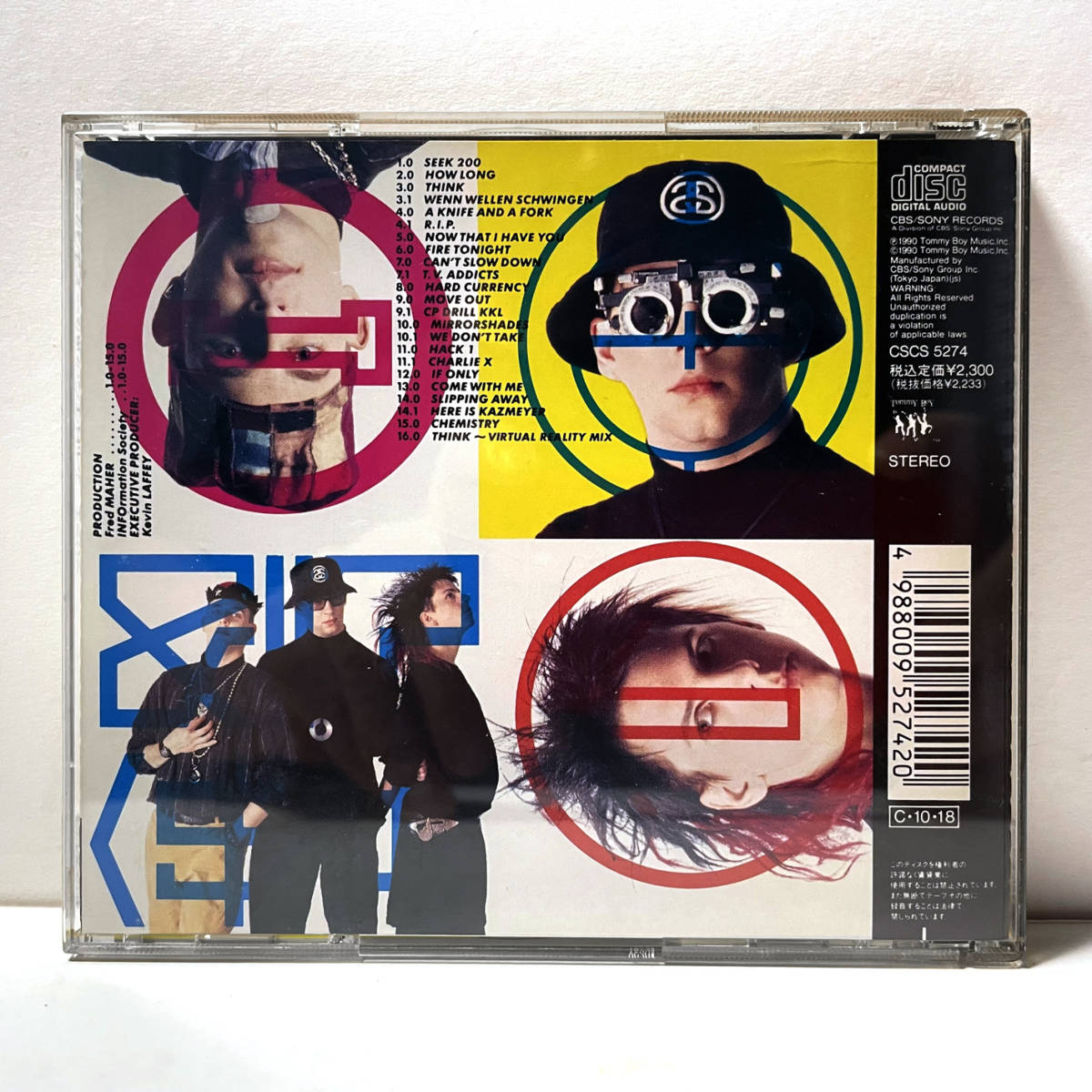 【国内版CD】INSOC / ハック HACK 1990年CBS SONYリリース盤 Information Society /【Buyee ...