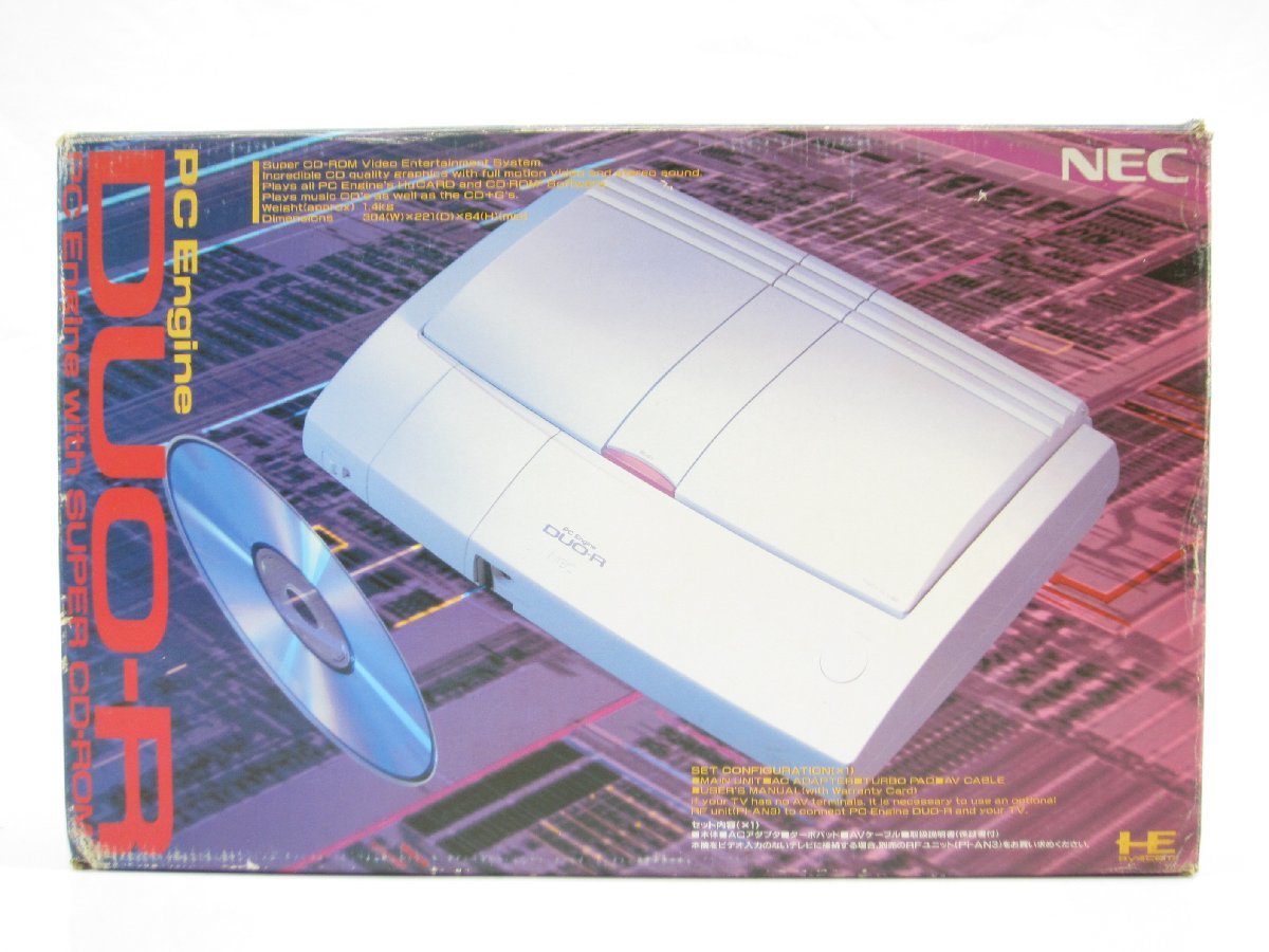 NEC PCエンジン DUO-R PC Engine SUPER CD-ROM ゲーム機 本体 #US3540 /【Buyee】 Buyee - Japanese Proxy Service ...