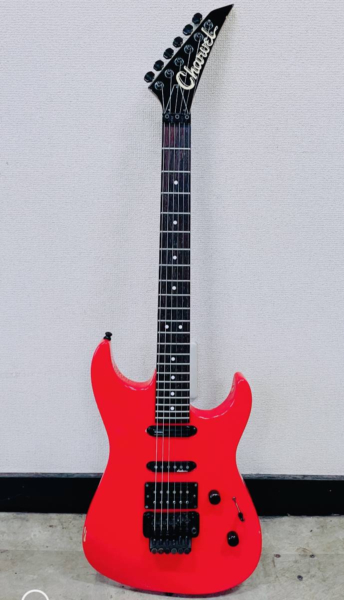 Charvel 375 Deluxe Japan製 シャーベル パールレッド エレキギター ピックアップ ディマジオ Dimarzio USA ...