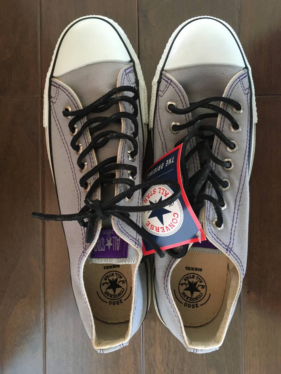 ★2000年限定品！ 新品未使用！ レア！ CONVERSE ALL STAR C-2000 （コンバース オールスター）箱付き GRAY 8 ...
