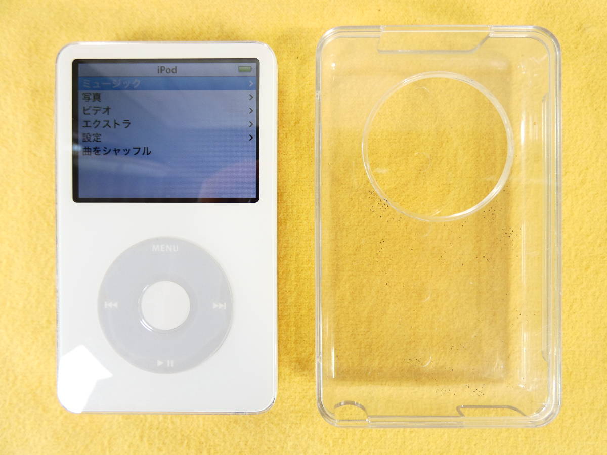 Apple アップル iPod Classic 第5世代 80GB A1136 シルバー モデル：MA448J 音響機器 オーディオ @送料 ...