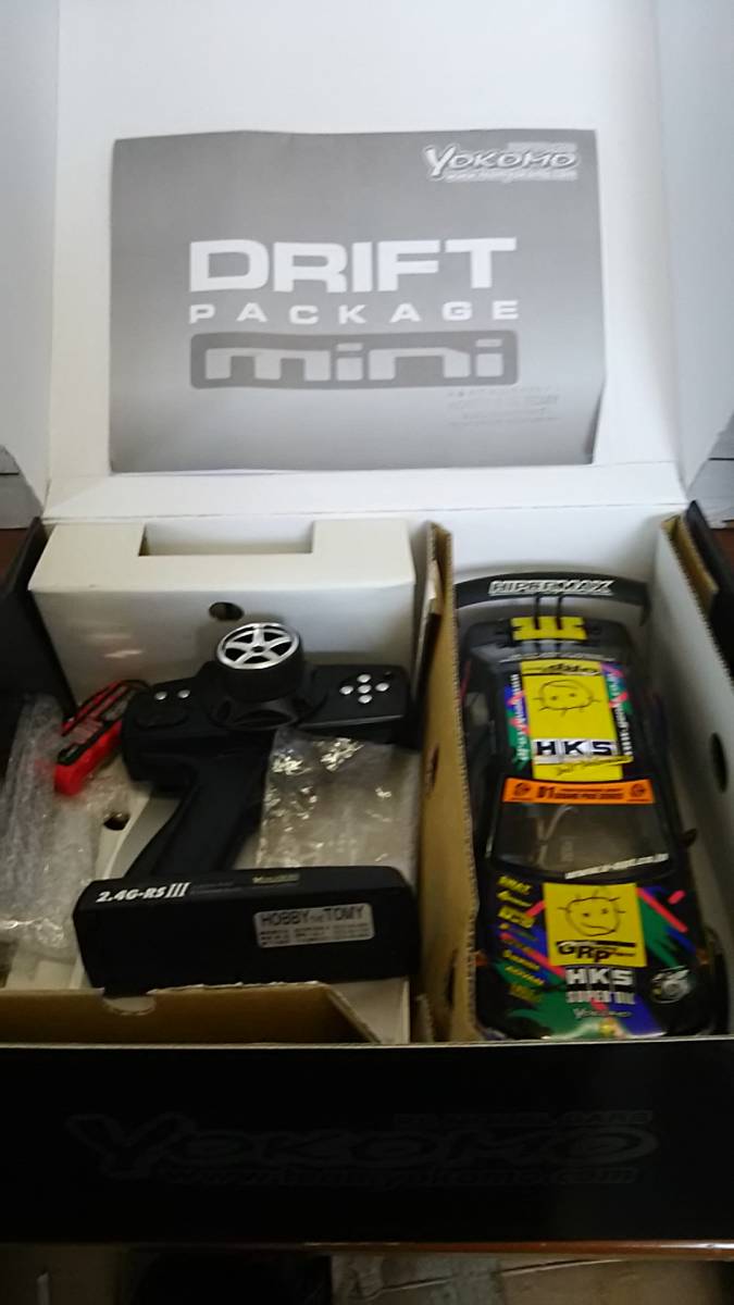 現状品 YOKOMO DRIFT PACKAGE mini ラジコン HKS IS-220R ALTEZZA ドリフトパッケージ ミニ アルテッツァ /【Buyee】