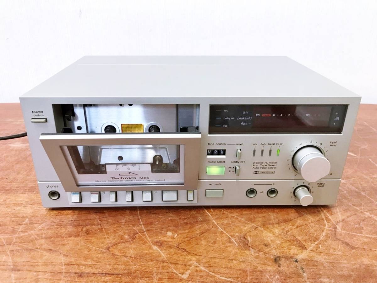 Technics テクニクス RS-M05 ステレオカセットデッキ テープレコーダー 音響 音楽 音楽機器 音響機器 通電確認のみ 現状渡し /【Buyee】 Buyee - Japanese ...