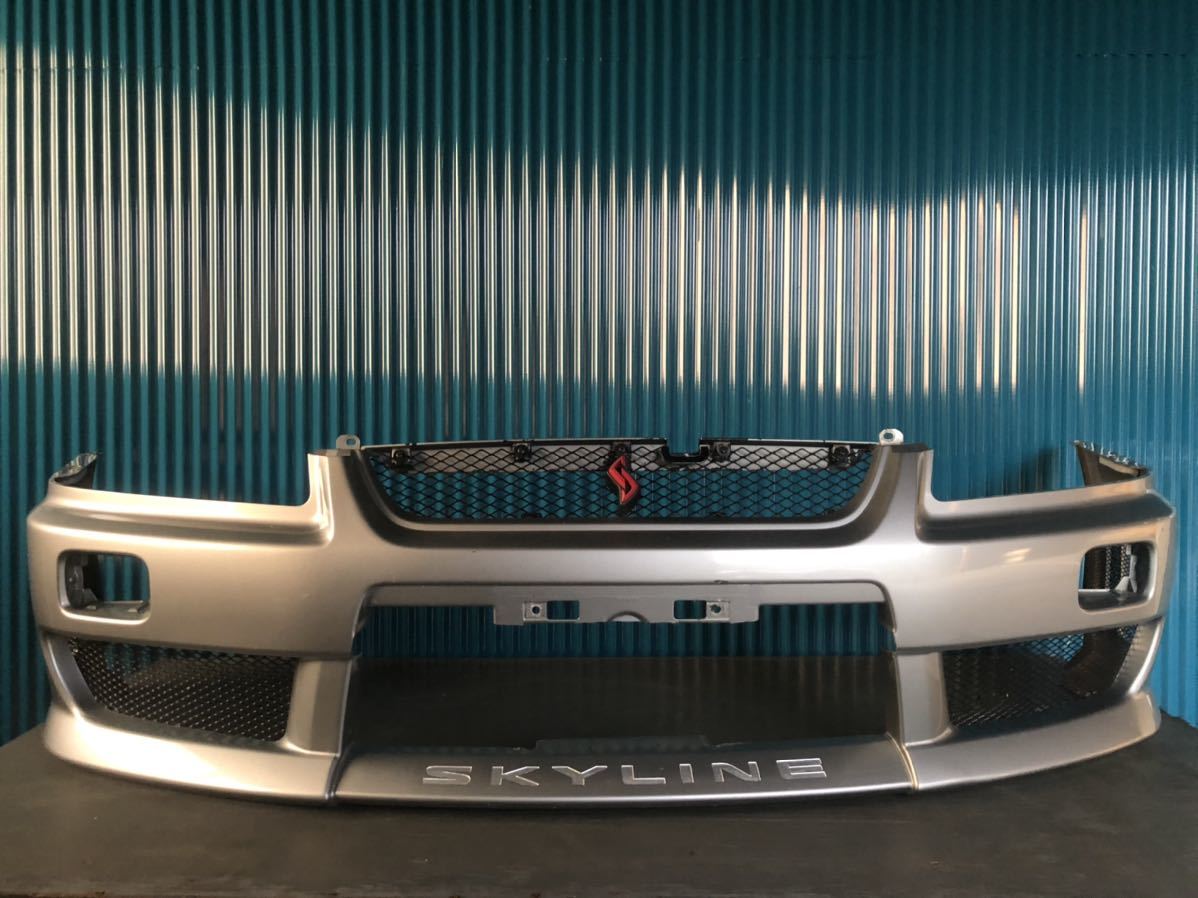 R 34 ER34日産スカイライン25GT-T 2ドア純正オプションアルティアエアロフロントバンパー GTR NISSAN ALTIA AERO BUMPER /【Buyee】 "Buyee ...