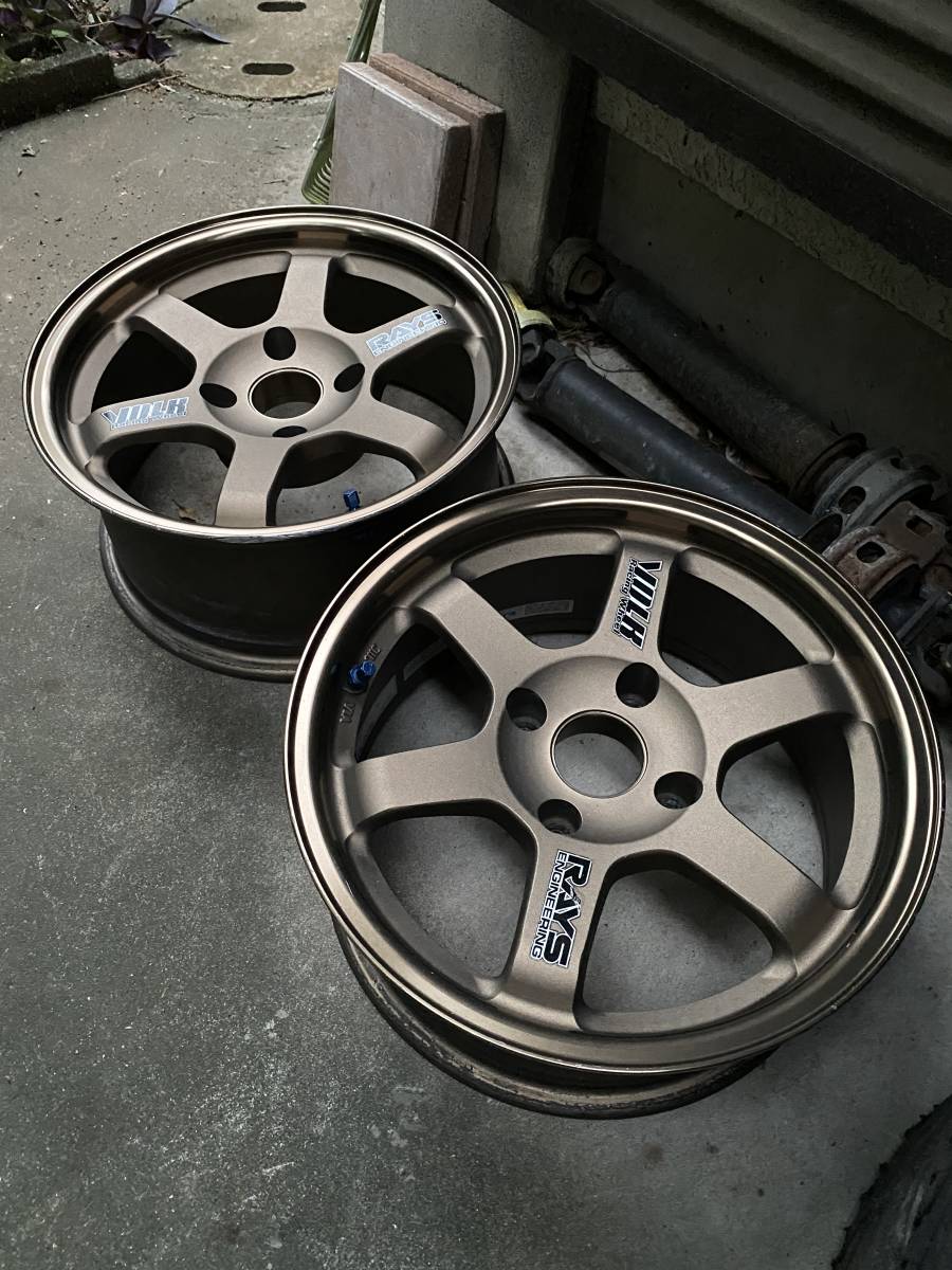 RAYS レイズ Volk Racing TE37 15インチ 7J オフ0 4H/PCD114.3 2本 中古 /【Buyee】 Buyee - Japanese Proxy Service ...