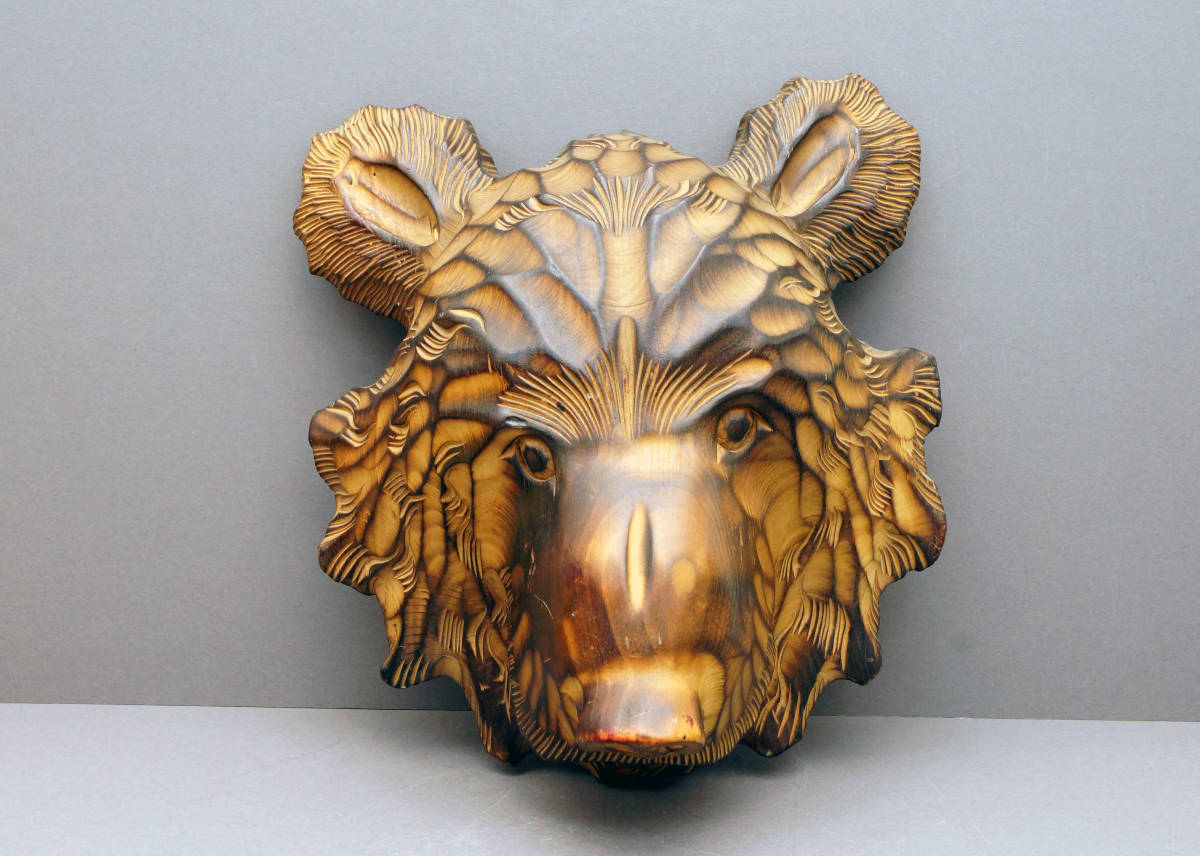 北海道 古民藝 木彫り 熊 壁掛け /【Buyee】 Buyee - Japanese Proxy Service | Buy from Japan!