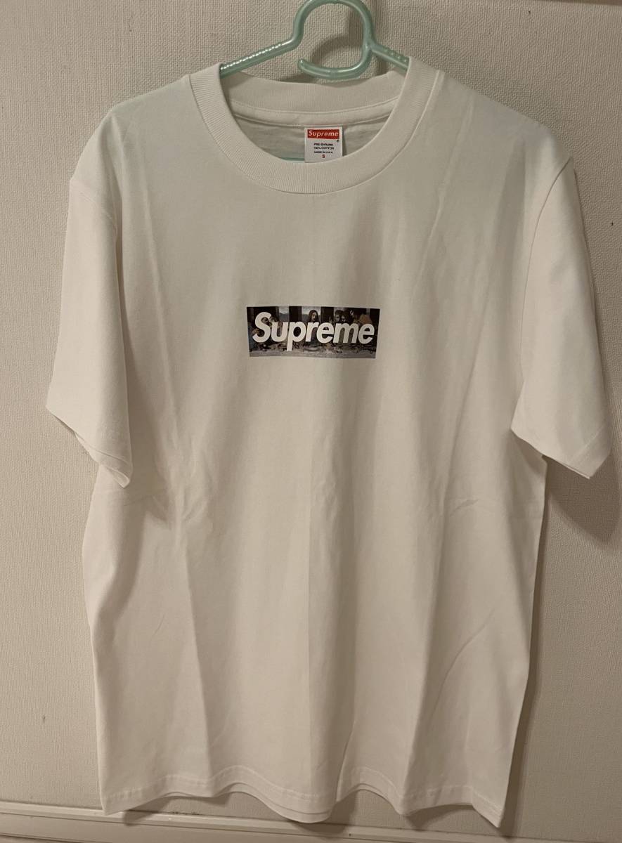 シュプリーム ミラノ オープン 記念 最後の晩餐 ボックス ロゴ Tシャツ ホワイト 白 21SS Supreme Milan Box ...