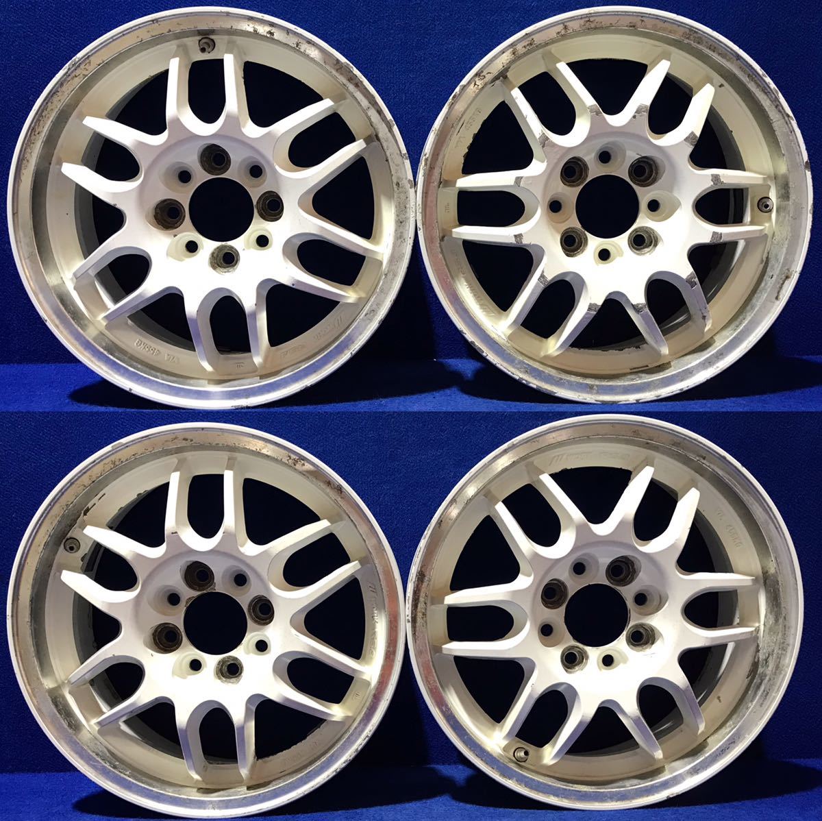 ワーク＊WORK RSB＊14インチホイール＊14x6JJ/オフセット+38/PCD100-4H＊4本セット＊当時物!＊希少! /【Buyee ...