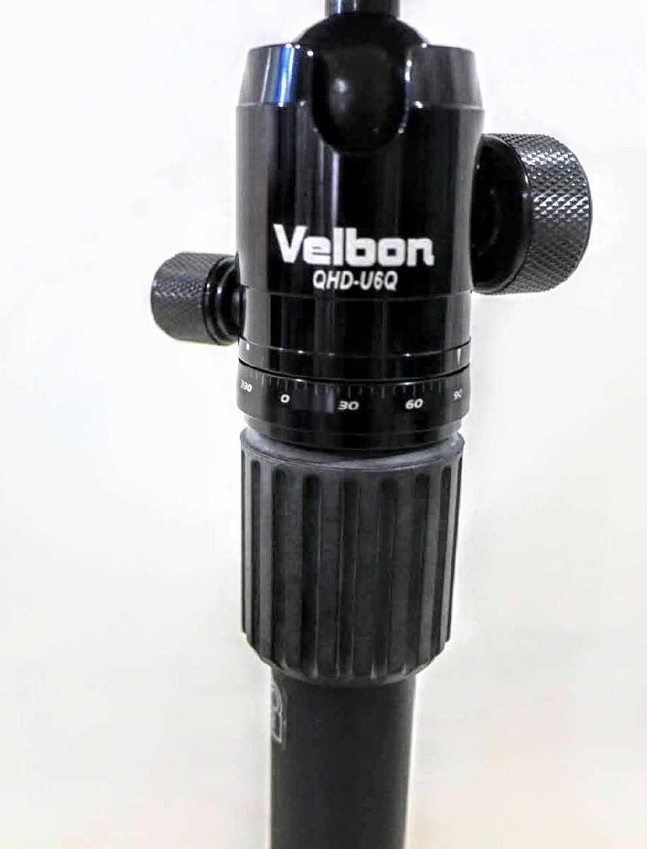 AS-0148 Velbon（ベルボン） 中型アルミ製三脚 UT-63Q・自由雲台 QHD-U6Q サイズ約：90～149.5㎝ 収納ケース付 ...