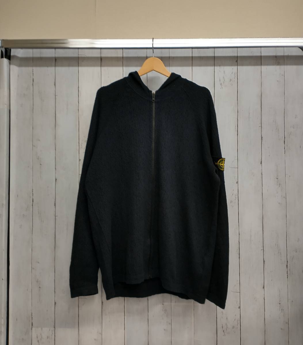 【値下げ】STONE ISLAND 661550284 CLG 143 258 801 026 BK ストーンアイランド ニット パーカー ...