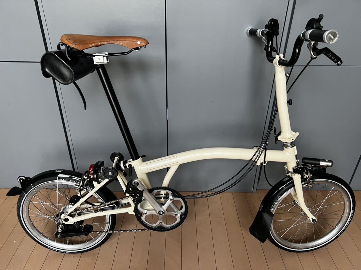 イギリス製ブロンプトン 軽量折りたたみ自転車 EN14764 2005 高品質 オプションバッグ サドルLEDテール＆ライト /【Buyee ...
